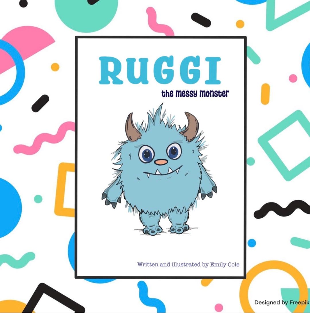 Ruggi the Messy Monster - Etsy