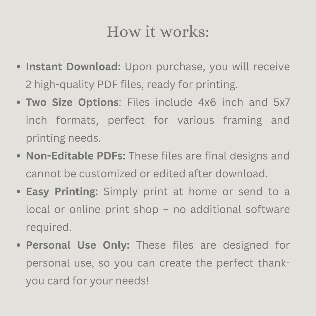 Traditional Catholic Thank You Card Printable (PDF) - Etsy