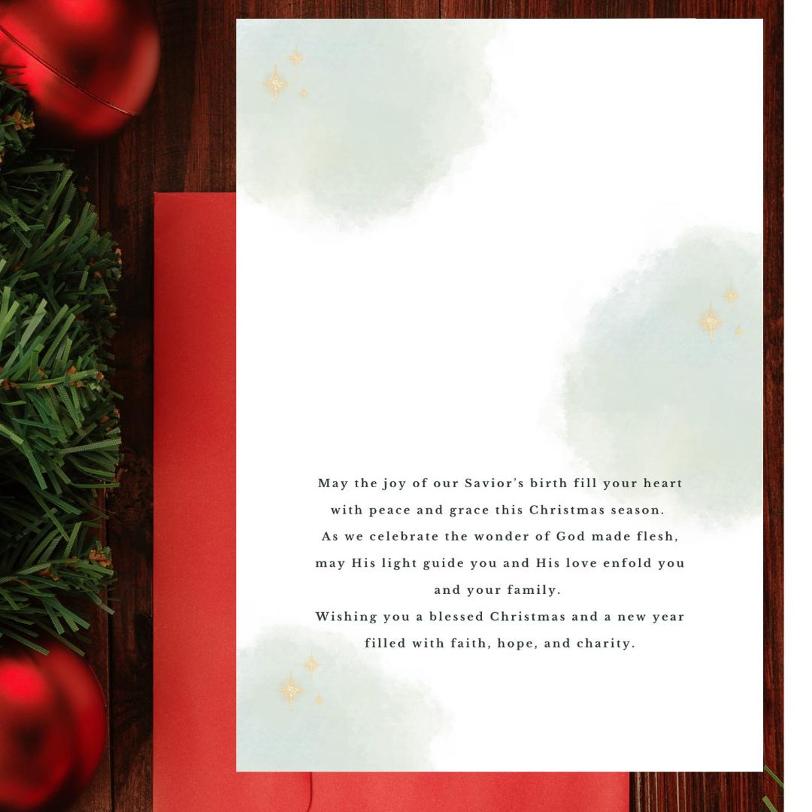 Nativity Christmas Card Set: Catholic Religious Cards (pack of 10) - Etsy