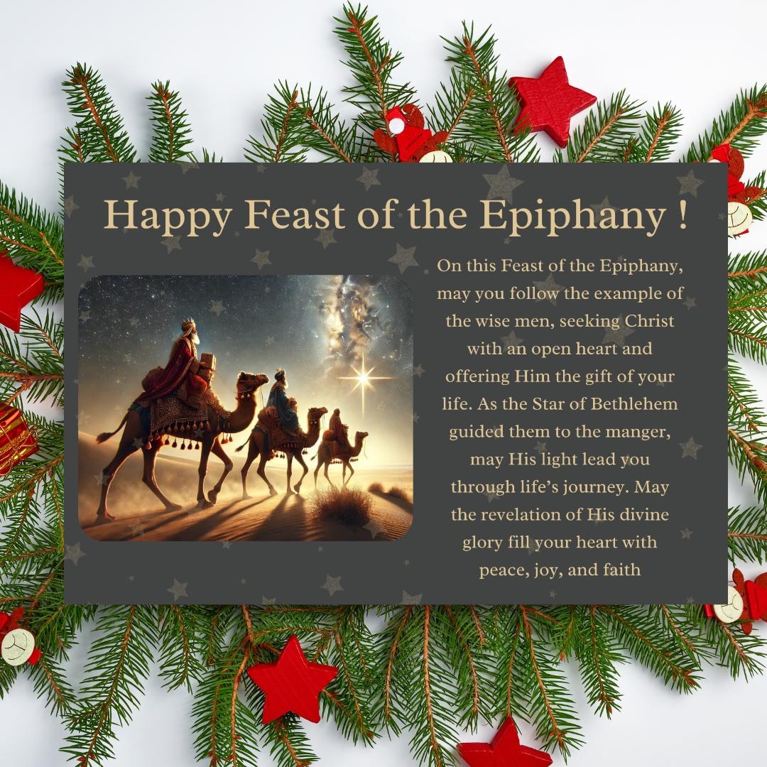 Epiphany Card Printable L Feast of the Epiphany Card Print at Home L ...