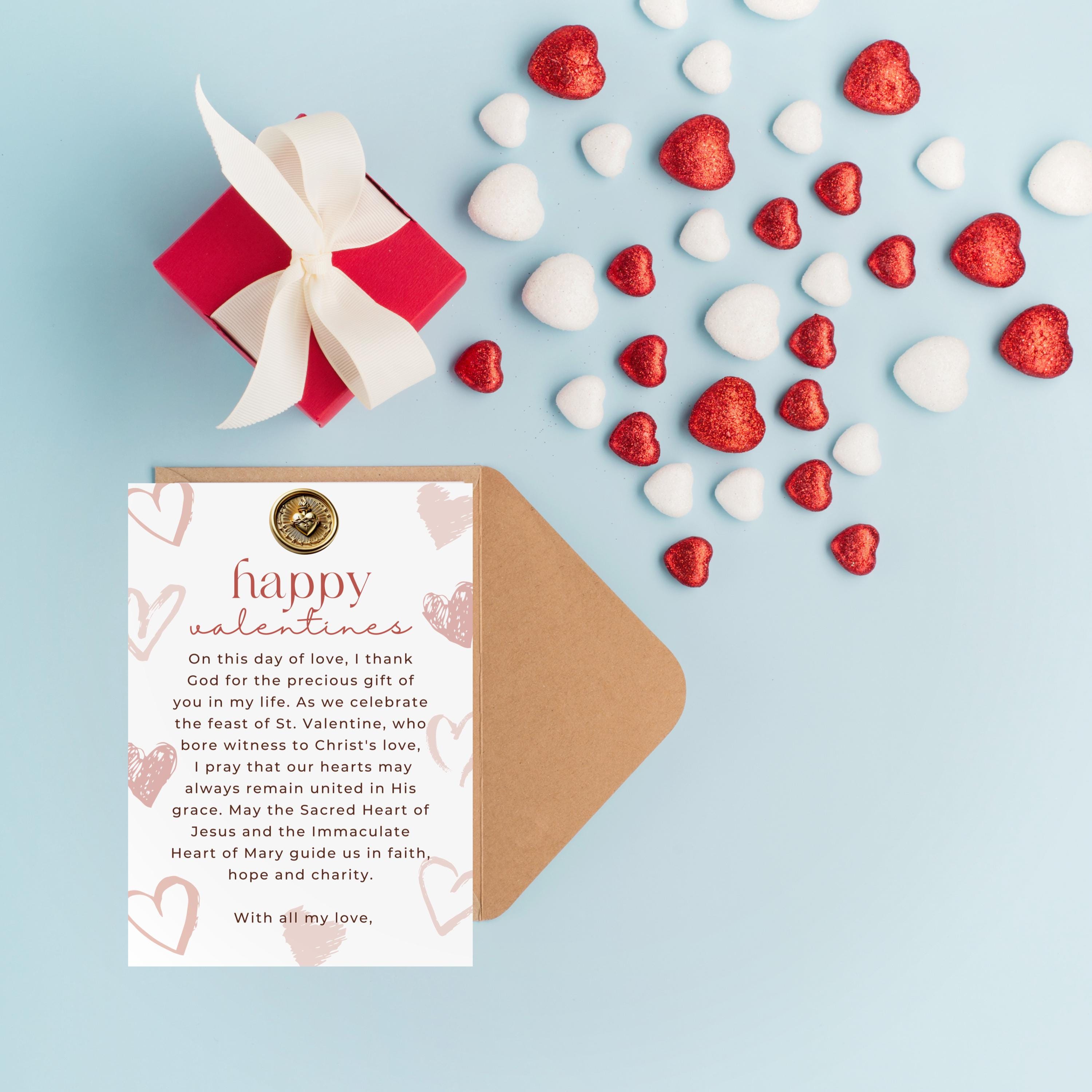 Catholic Valentine's Day Card: Traditional Printable (PDF) - Etsy