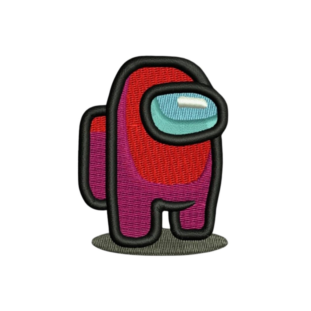 Among Us Gaming Embroidery Design, Impostor Embroidery, Gaming Kids and ...
