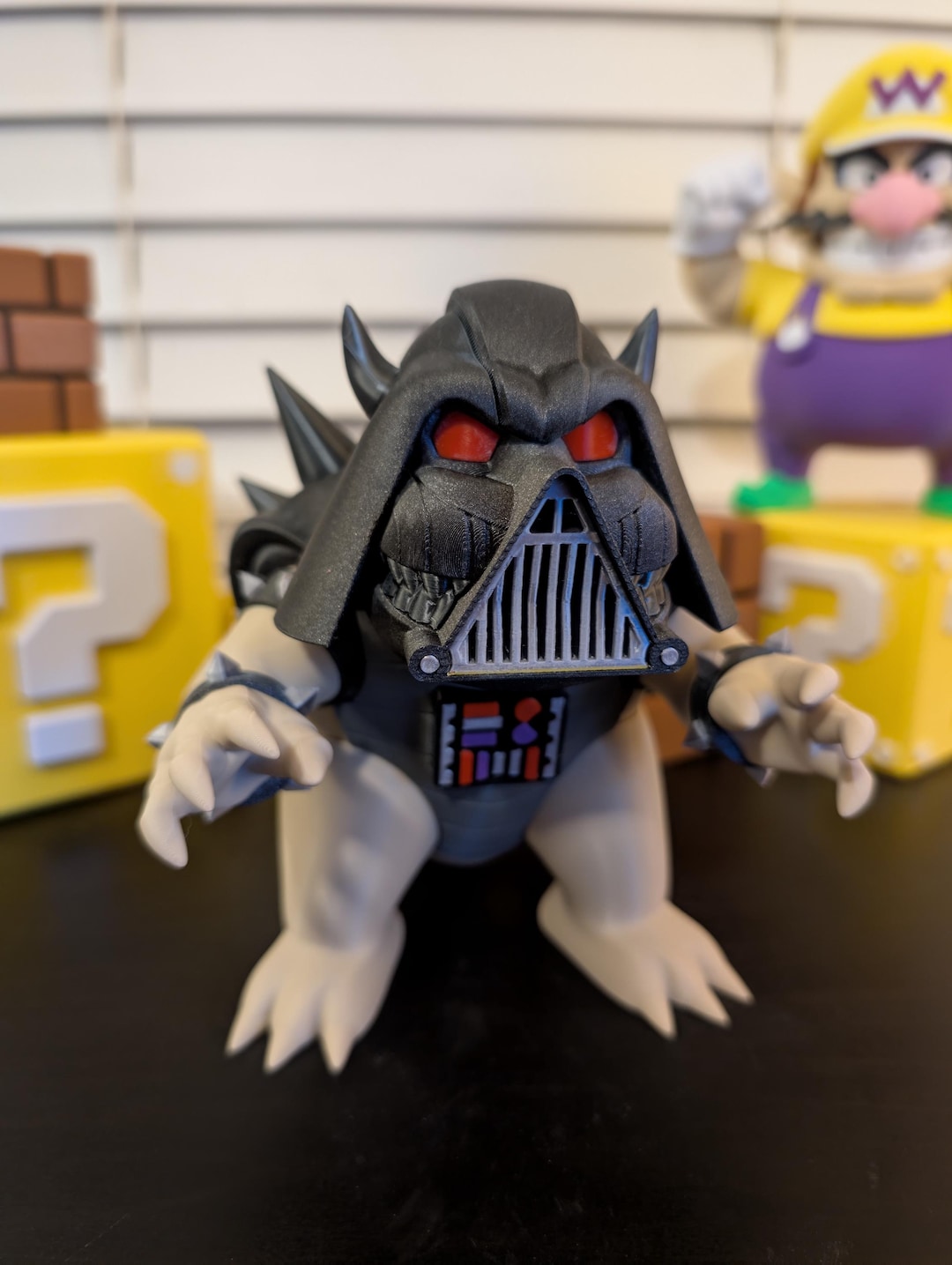 Dark Side King Darth Bowser: Fire-breathing Sith Lord 3D Printed Figure ...