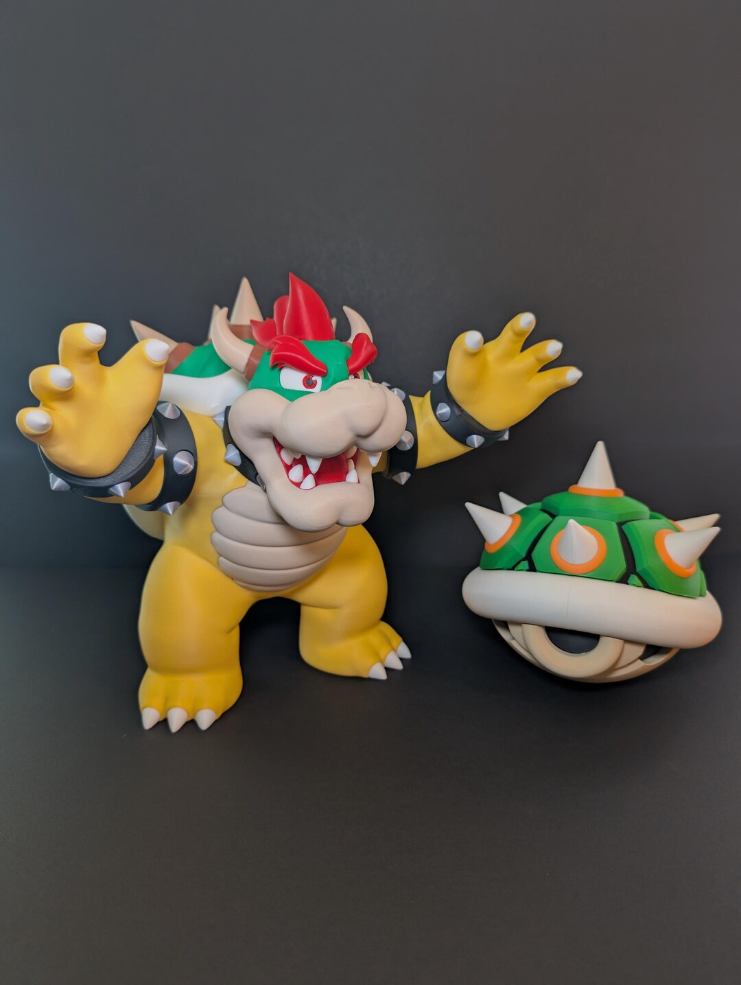 Bowser Display Figure – King of the Koopas Collectible, 10.25” Tall ...