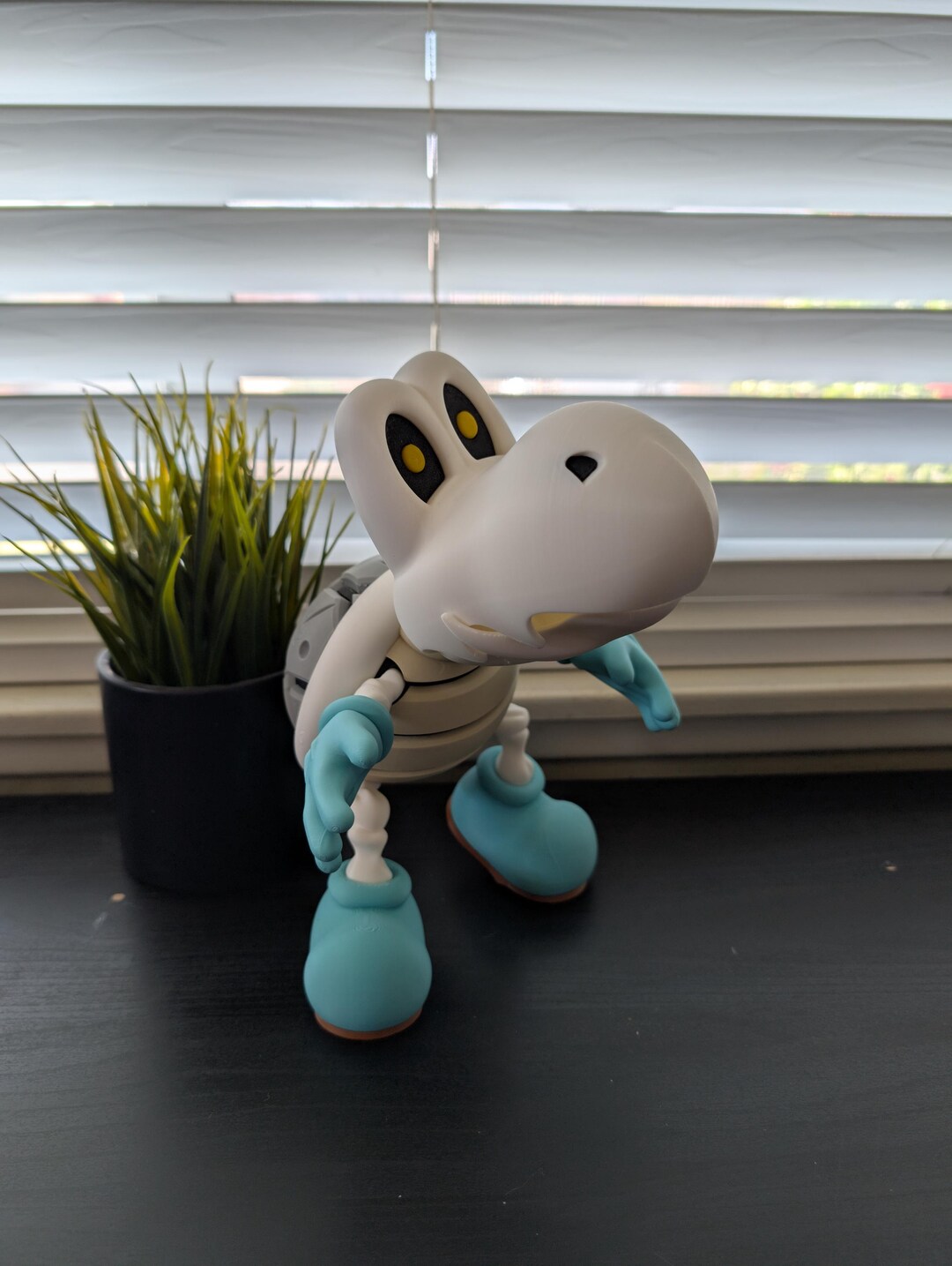 Super Mario Dry Bones Figure poseable Head - Etsy