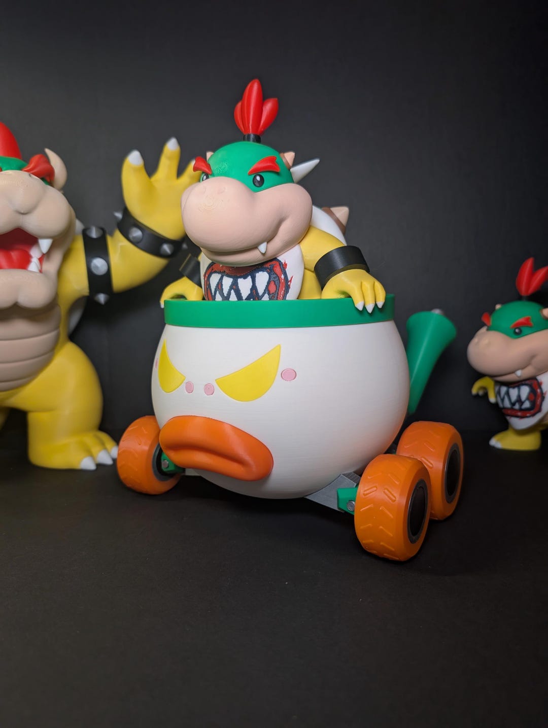 Bowser Jr. Figure – Small, Large, or Clown Kart Bundle - Etsy