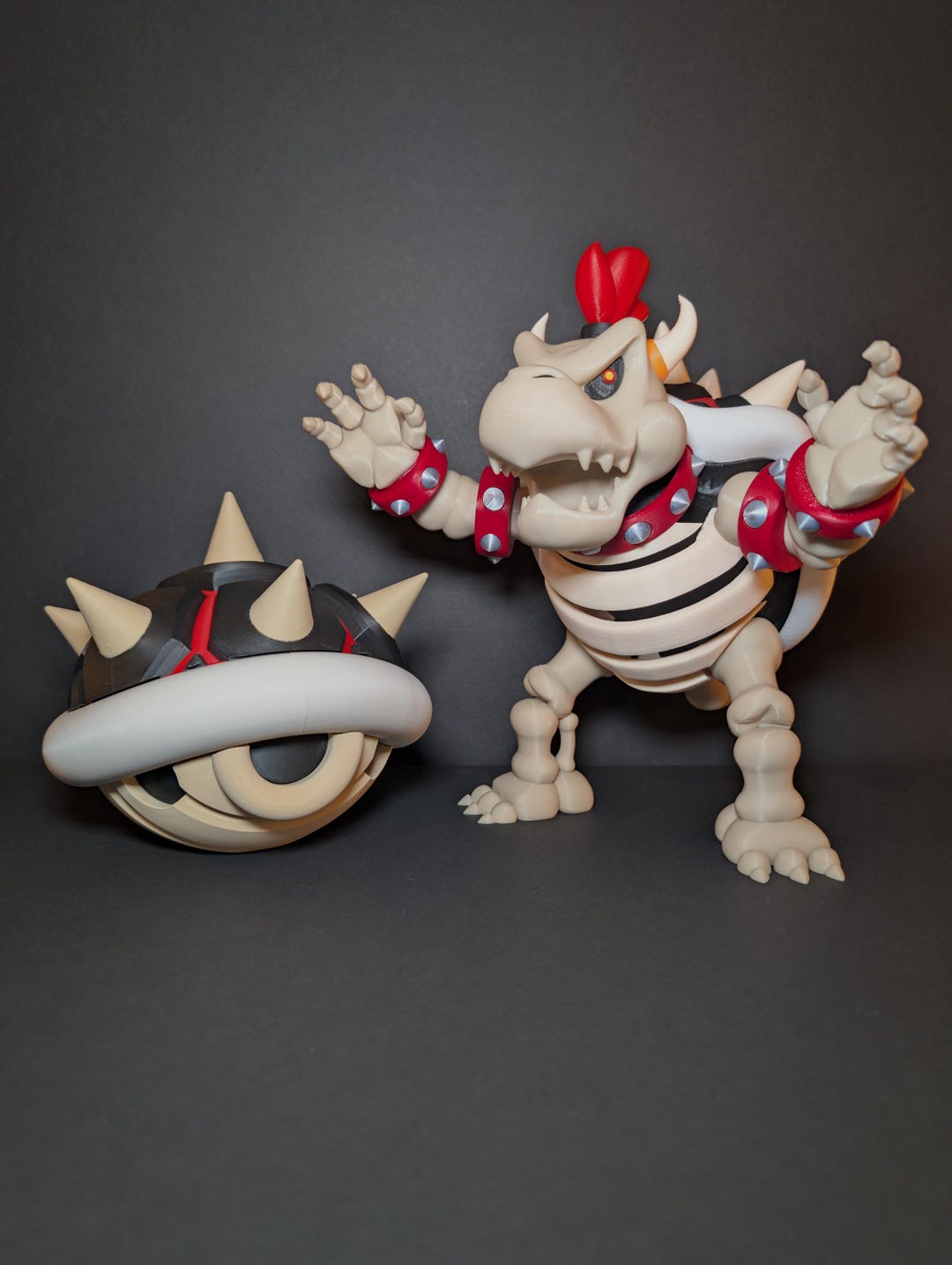 Epic 10” Dry Bowser – 3D Printed Skeleton King – Mario Collector’s Must ...