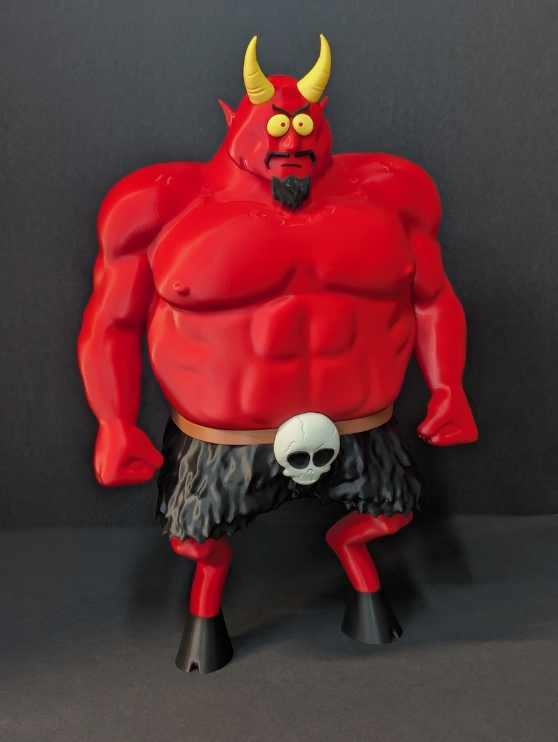 South Park Satan Figure – Red Devil Collectible Statue – Large 12.5” or ...