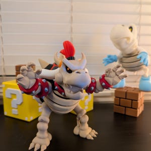 Epic 10” Dry Bowser – 3D Printed Skeleton King – Mario Collector’s Must ...