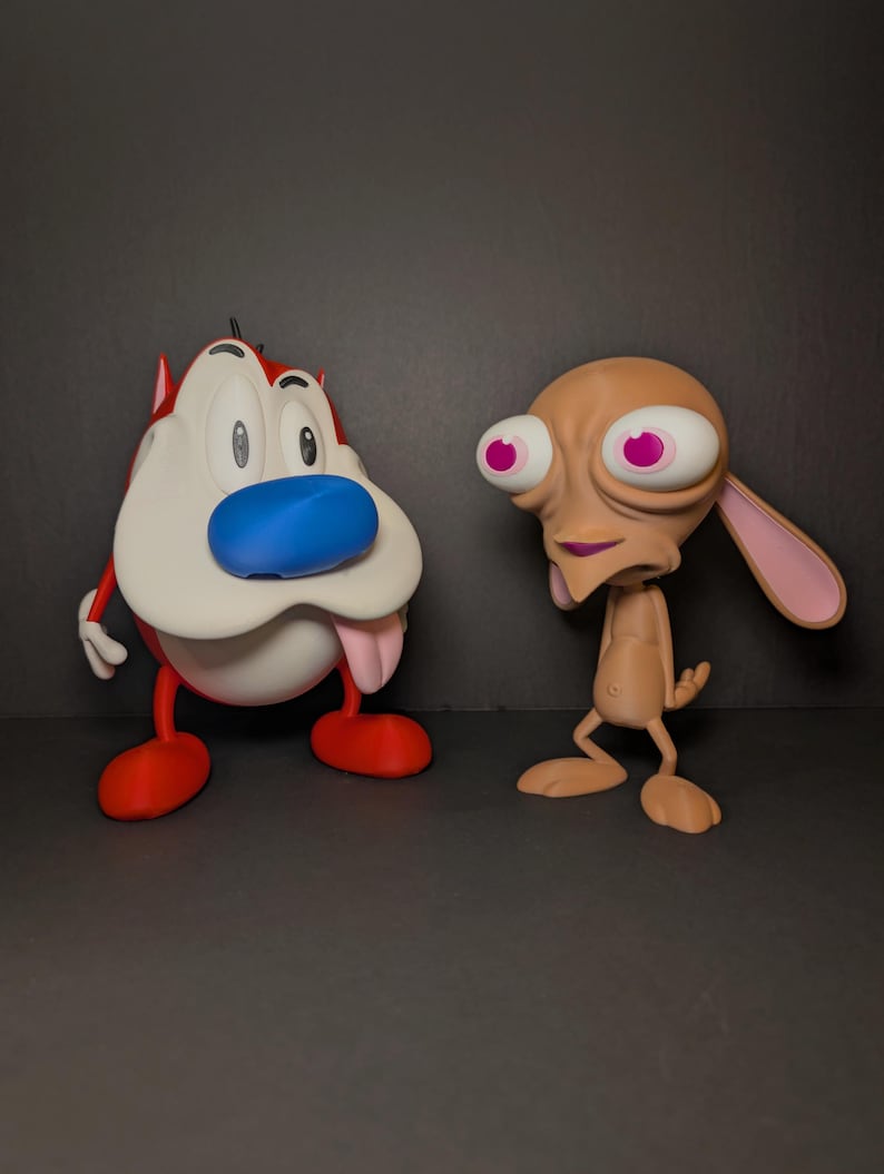 Ren & Stimpy Figures – Loud, Weird, and Perfectly Nostalgic! - Etsy