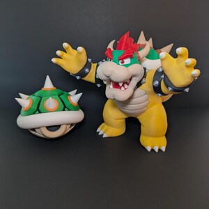 Bowser Display Figure – King of the Koopas Collectible, 10.25” Tall ...