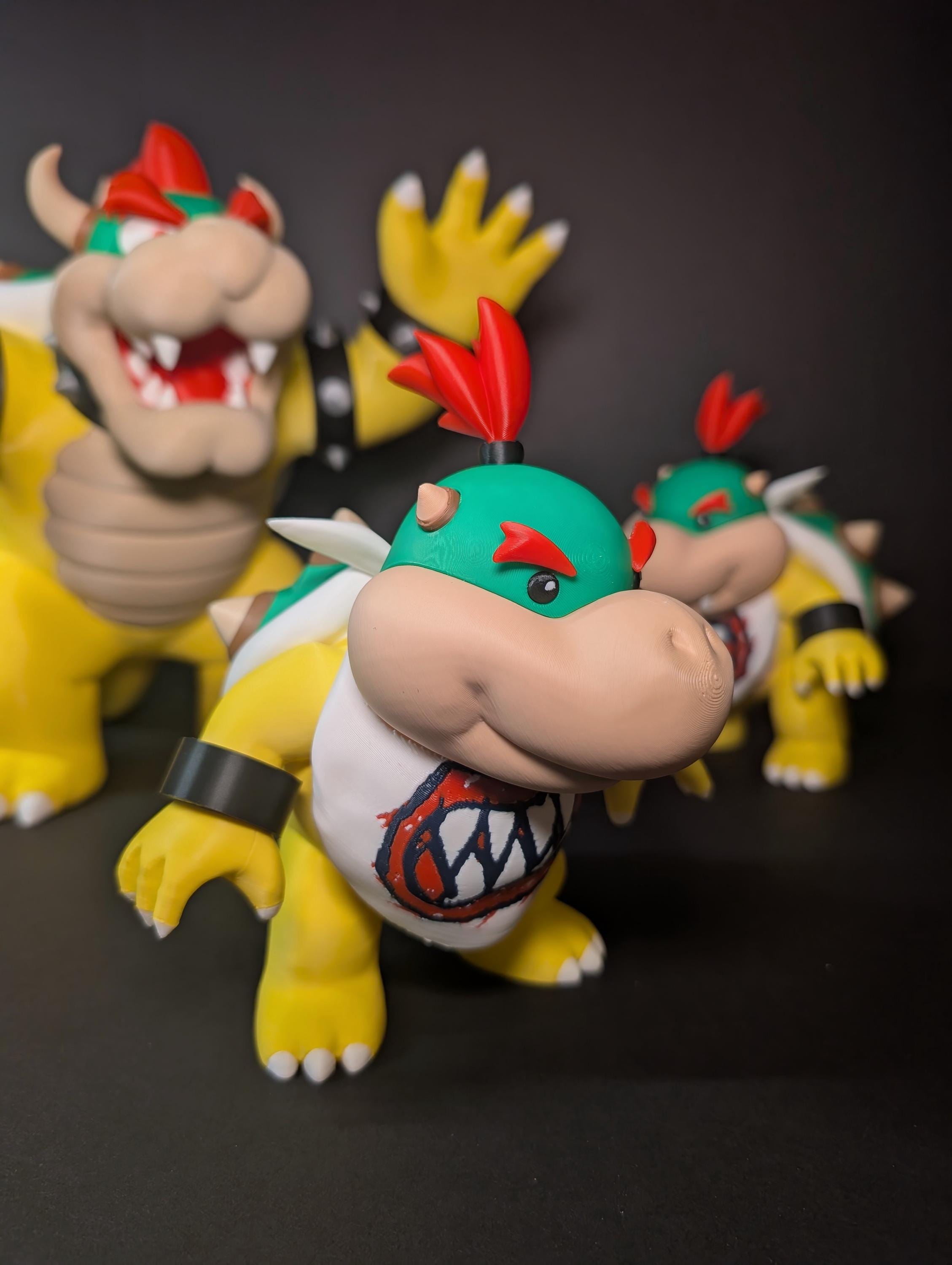 Bowser Jr. Figure – Small, Large, or Clown Kart Bundle - Etsy
