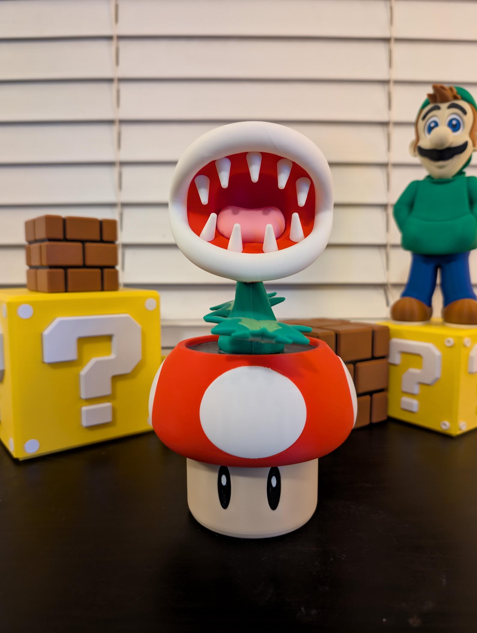 Super Mario Mushroom Piranha Plant Twist-off Container - Etsy