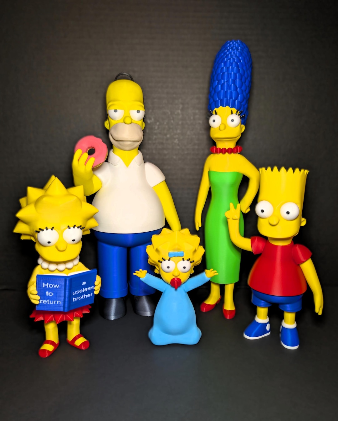 Simpsons Collectible Figurines – Homer, Marge, Bart, Lisa, Maggie ...