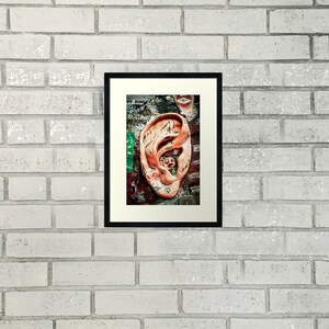 Brick Lane Photograph - Large Ear Urban Public Wall Art - London Unique ...