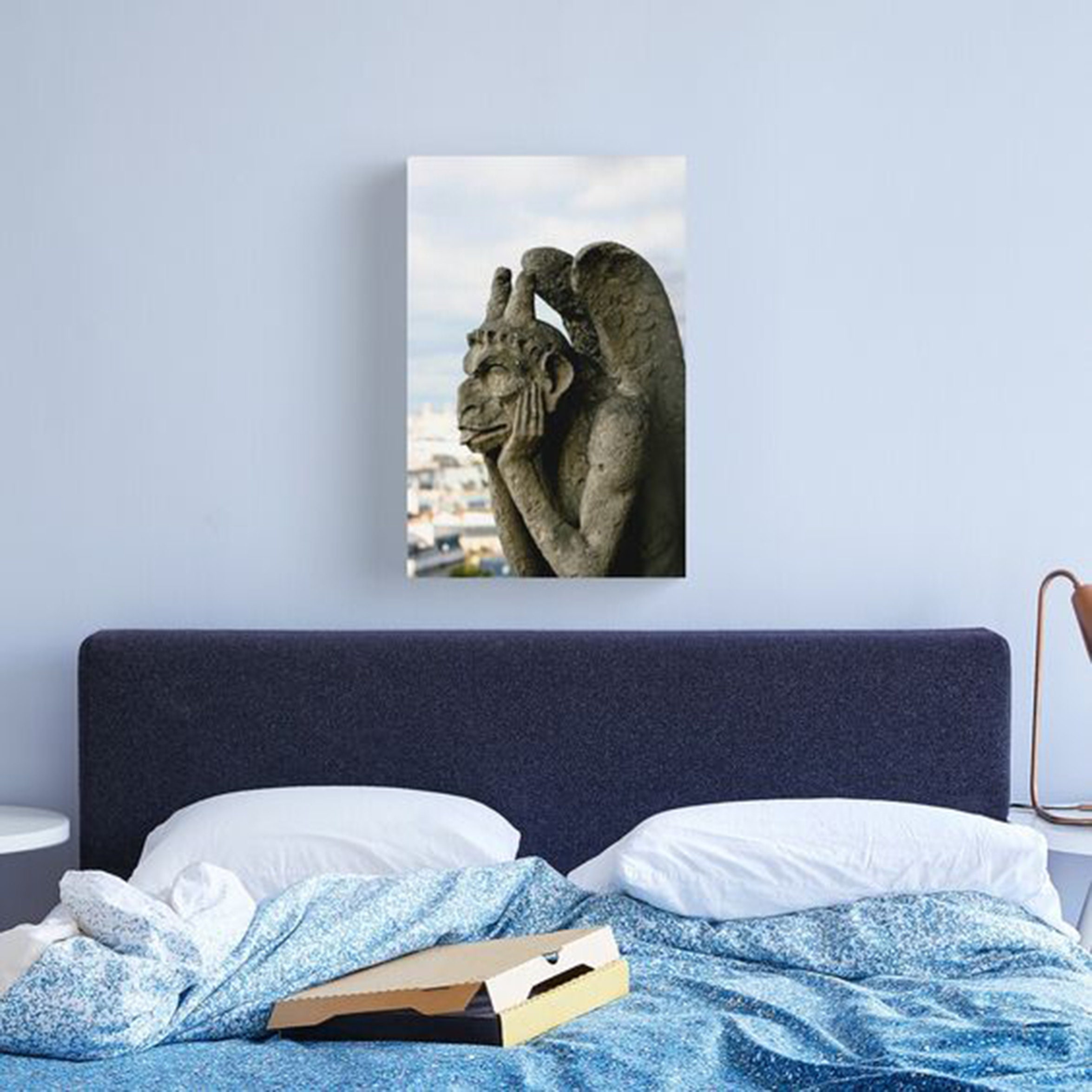 Le Stryge Gargoyle Photograph: Notre Dame Cathedral Gothic Art Print - Etsy