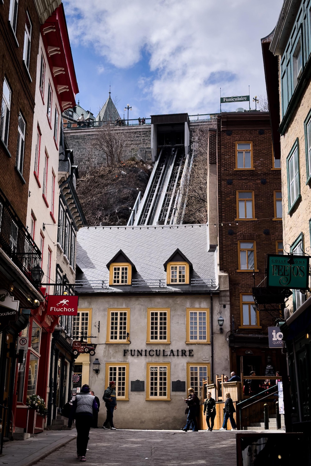 Old Quebec Funicular - Quebec City Travel - Canada Photograph ...