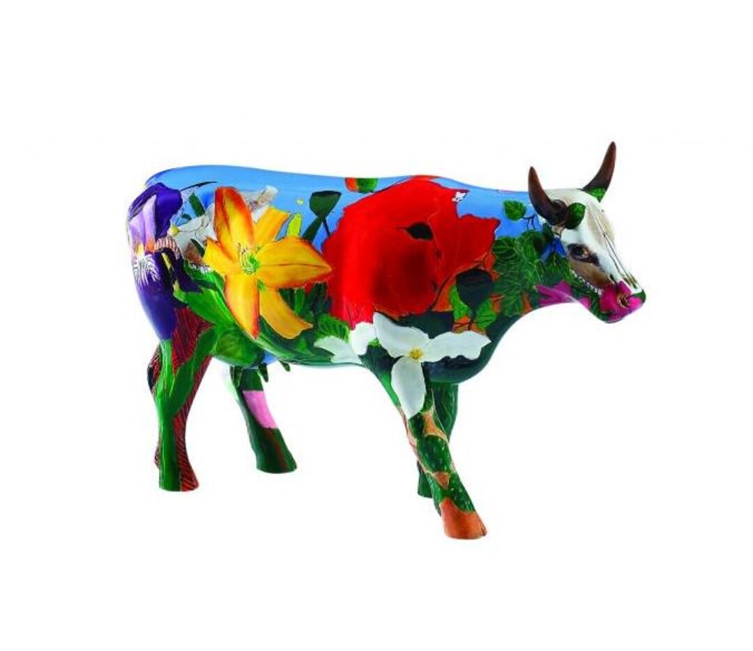 Cow Parade - Large Georgia O'cowffe Figurine - Etsy