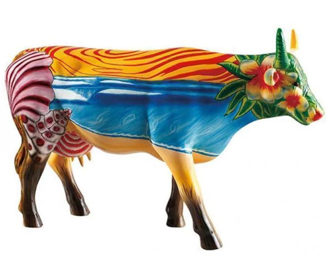 Cow Parade - Large One Happy Cow Figurine - Etsy
