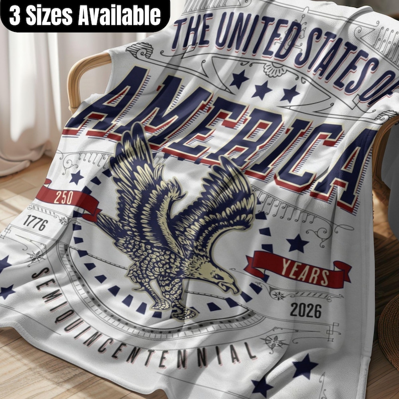 250 Years Blanket - Etsy