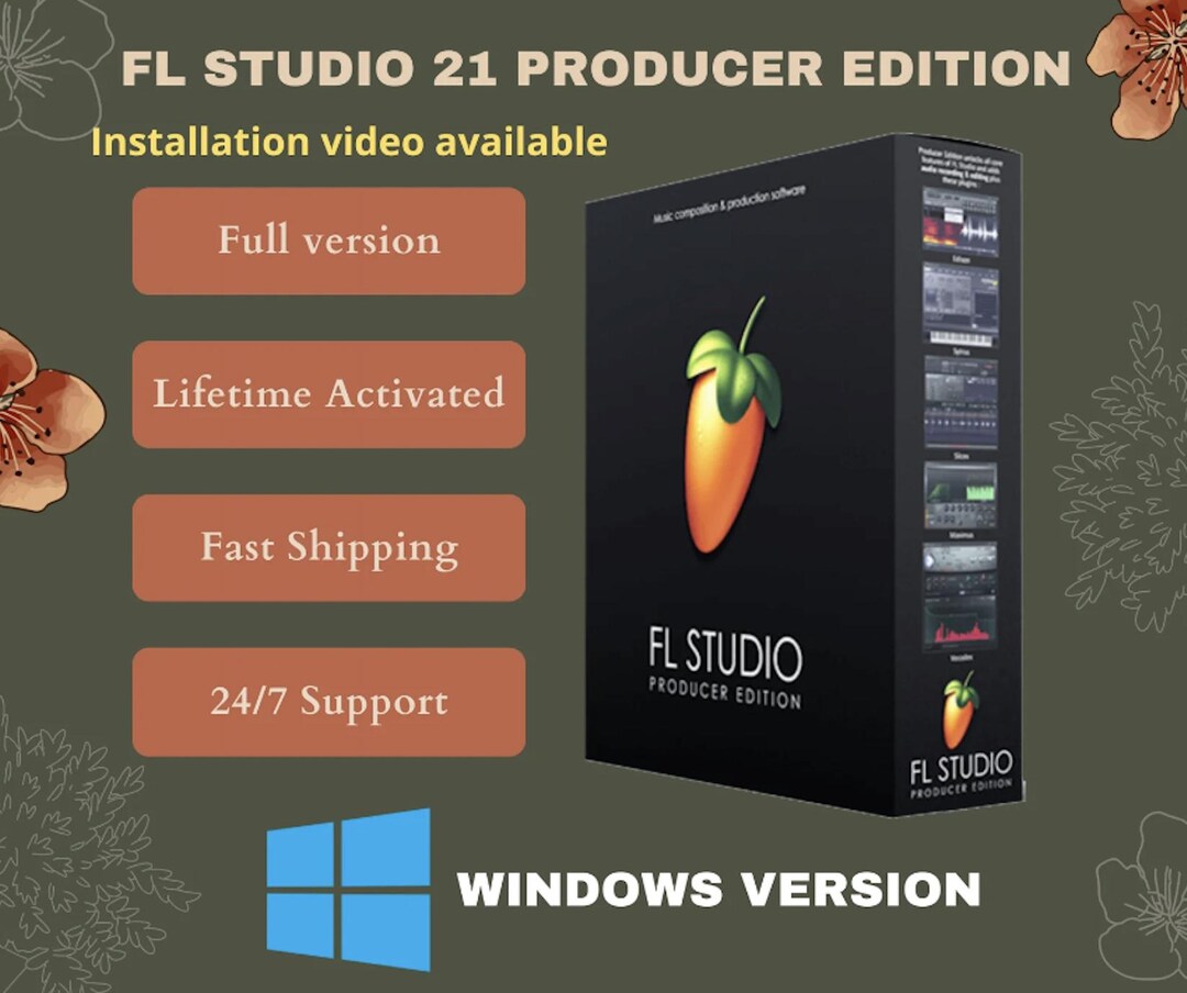 FL Studio 21 Producer Edition for Windows Lifetime Activation Music Production & Recording - Etsy