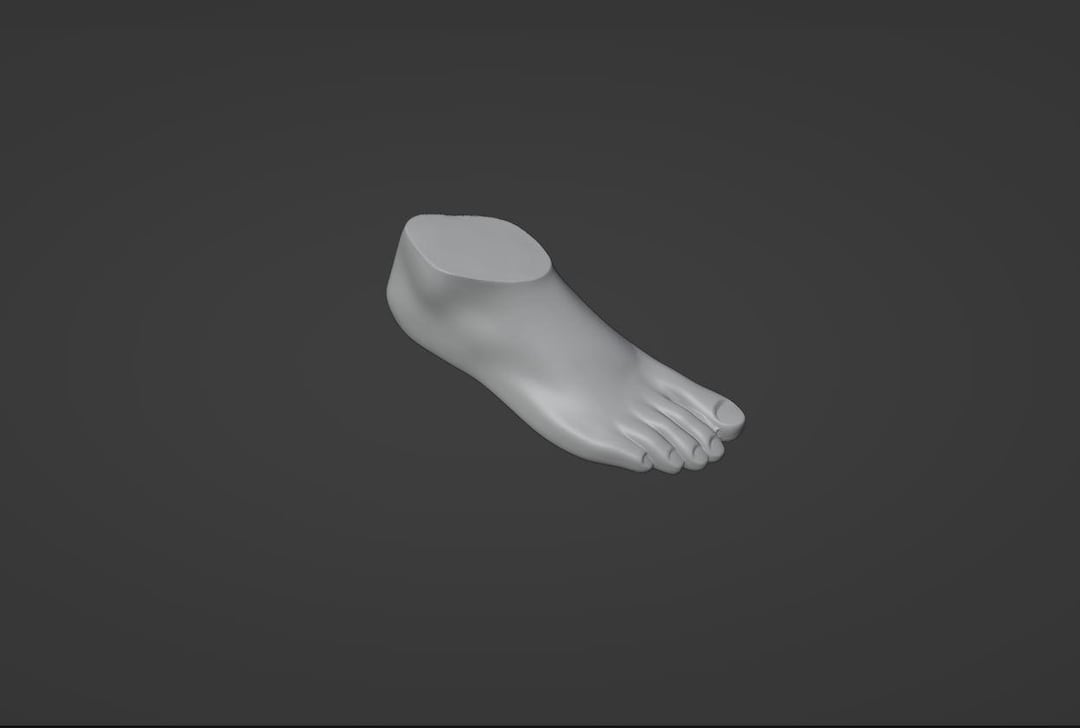 3D STL Foot Dummy - Etsy
