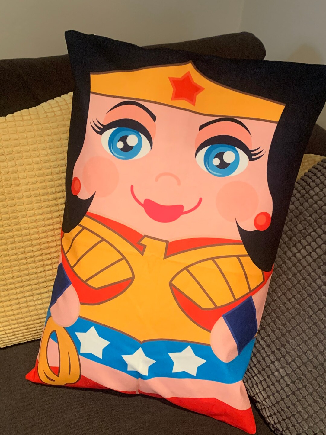 Retro Wonder Woman Jet 'hero Hugger' Decorative Pillowcase Custom ...