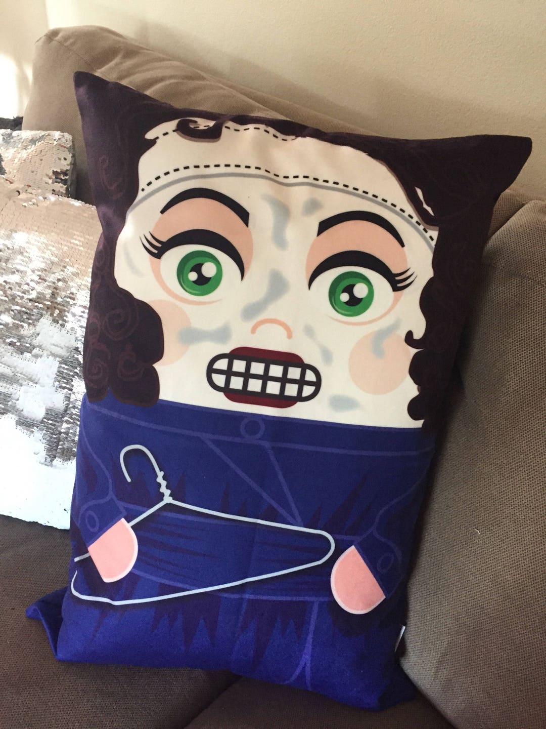 Mommie Dearest No Wire Hangers 'hero Hugger' Decorative Pillowcase ...