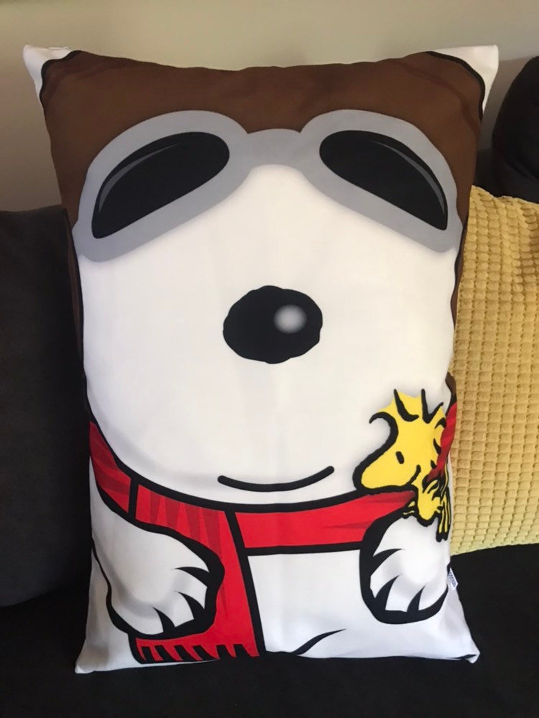 Snoopy Peanuts 'hero Hugger' Decorative Pillowcase Custom Design - Etsy