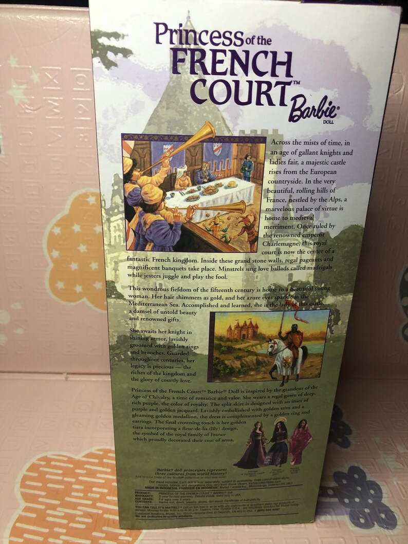 Barbie Dolls of the World. Princess of the French Court. - Etsy