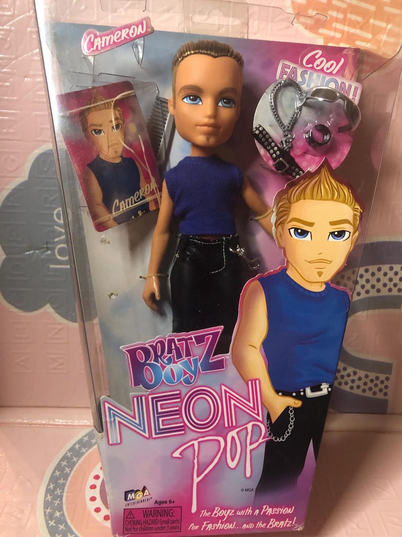 Bratz Boy Neon Pop Cameron Doll - Etsy