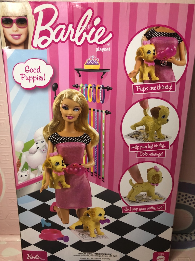 Barbie With Potty Training Pups and Accessories. - Etsy