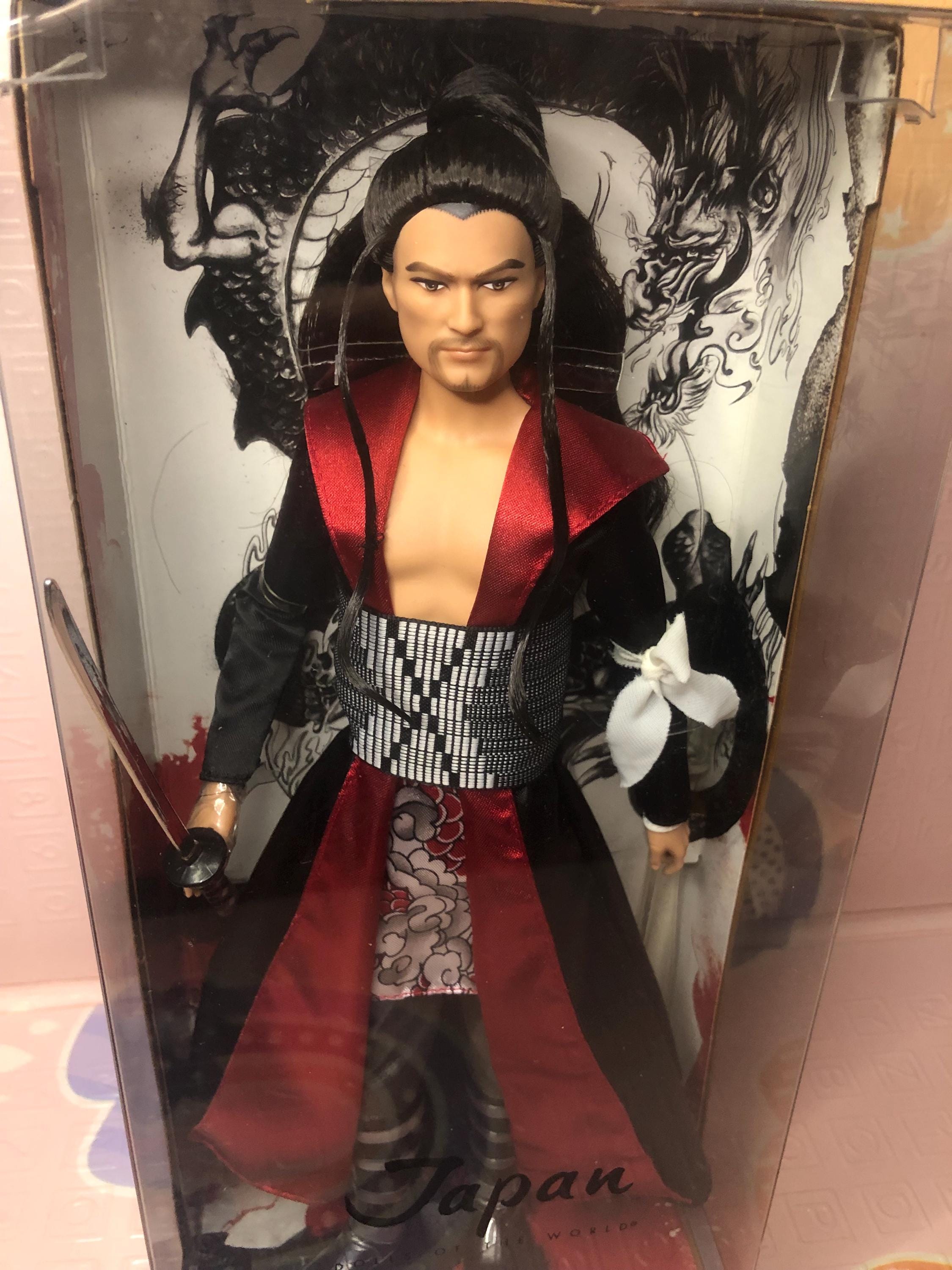 Vintage Ken Doll Samurai. Japan, Pink Label. - Etsy