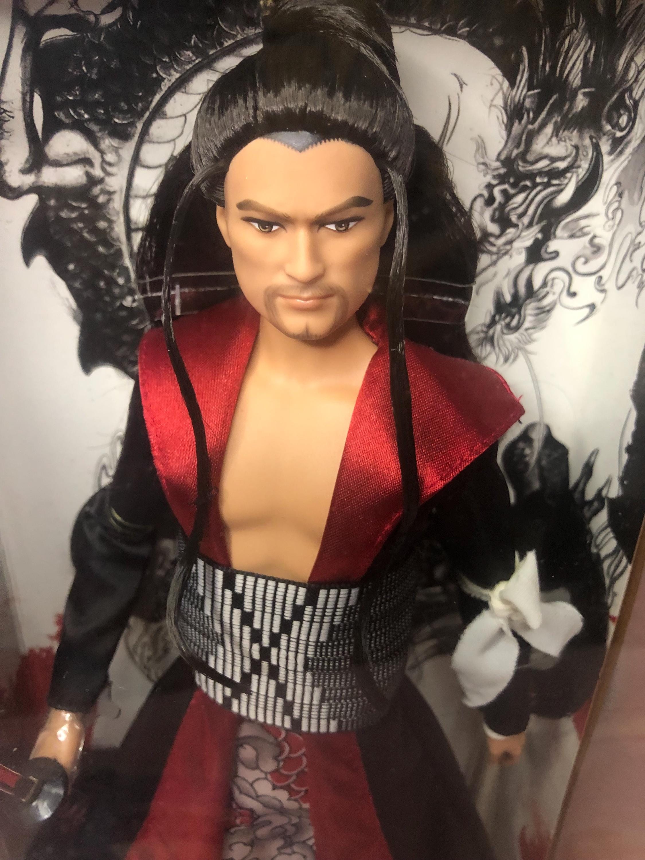 Vintage Ken Doll Samurai. Japan, Pink Label. - Etsy