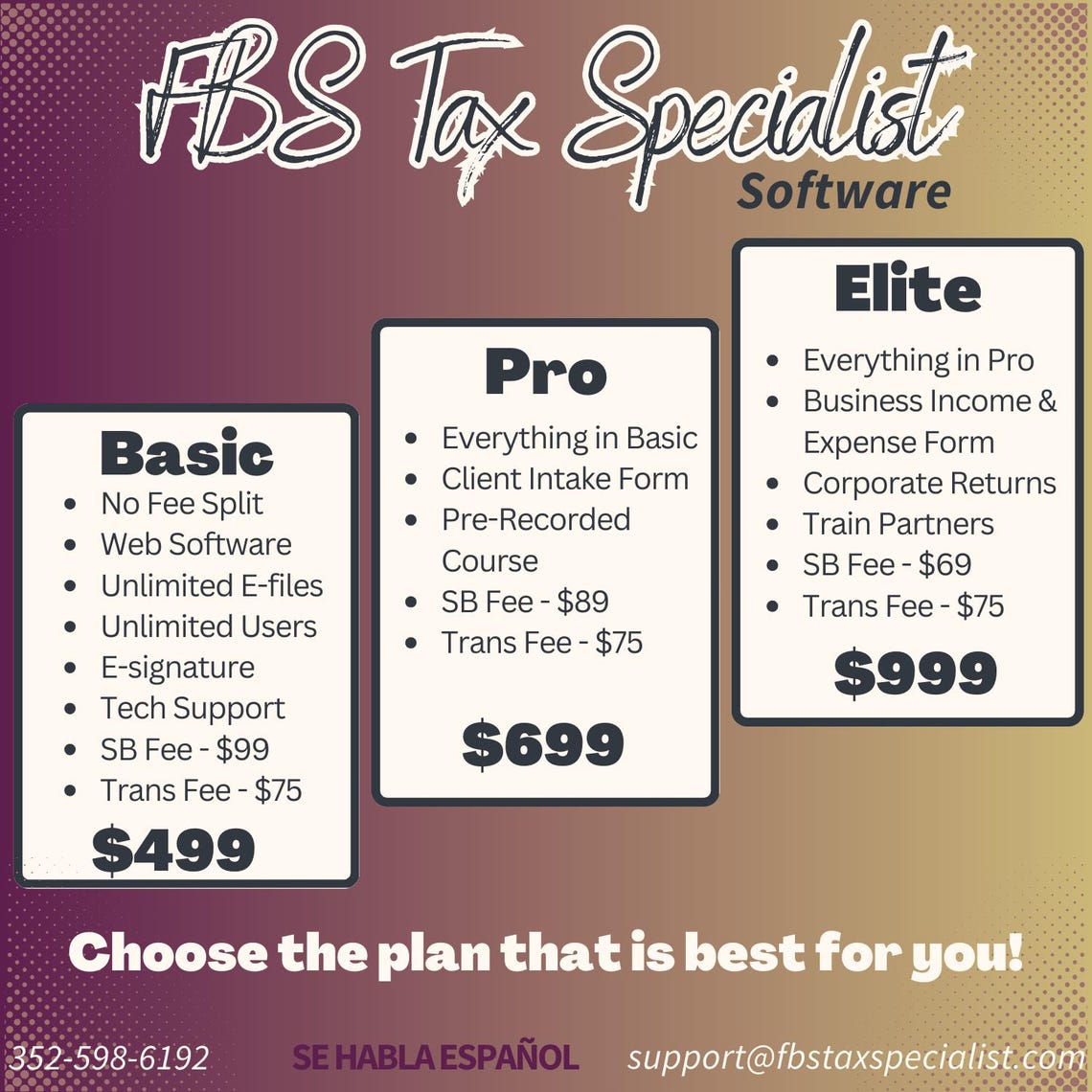 Tax Software Flyers - Etsy