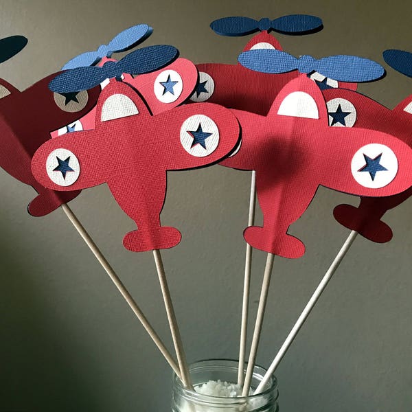 Airplane Centerpiece - Etsy
