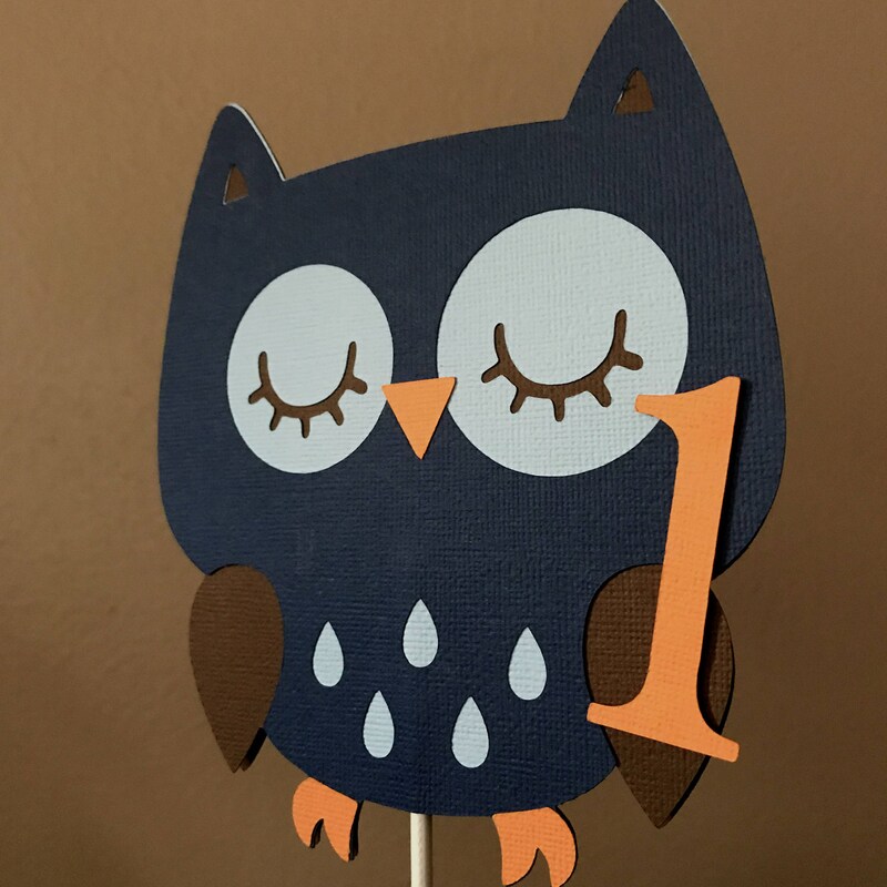 Owl Cake Topper - Etsy