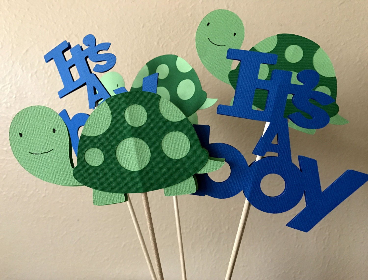 Turtle Baby Shower Centerpiece Turtle Birthday Party | Etsy