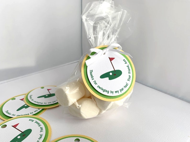 Personalized Golf Par-tee Favor Tags: Masters Retirement, Birthday ...