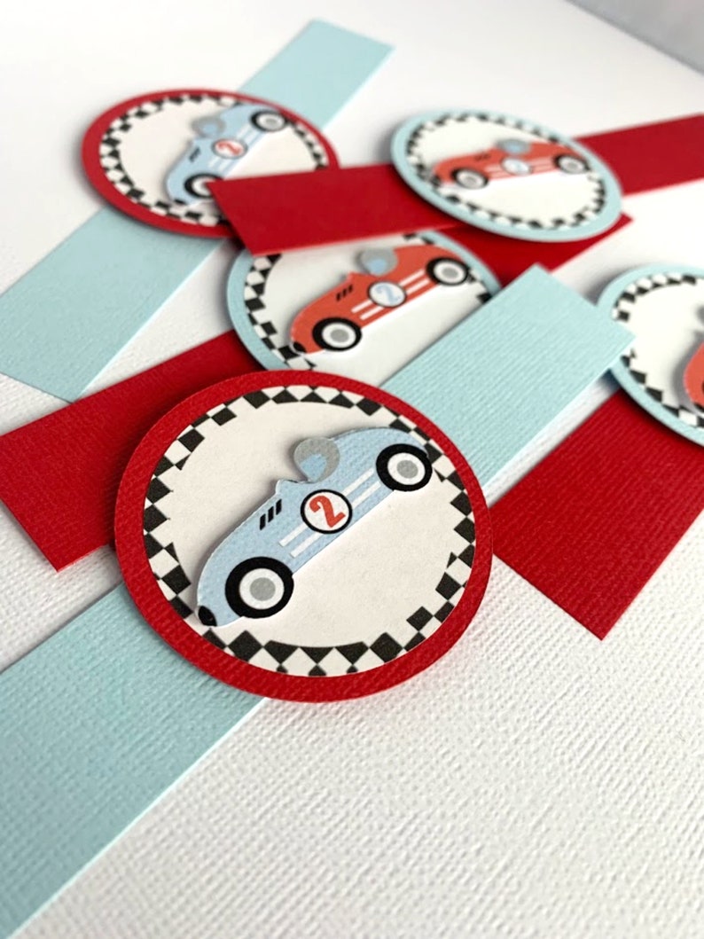 Vintage Race Car Napkin Rings: Racing Party Table Decor, Set of 12 - Etsy
