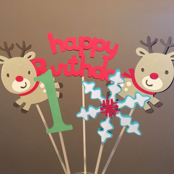 Reindeer Birthday - Etsy
