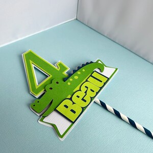 Alligator Cake Topper, Crocodile Birthday, Reptile Party Decoration - Etsy