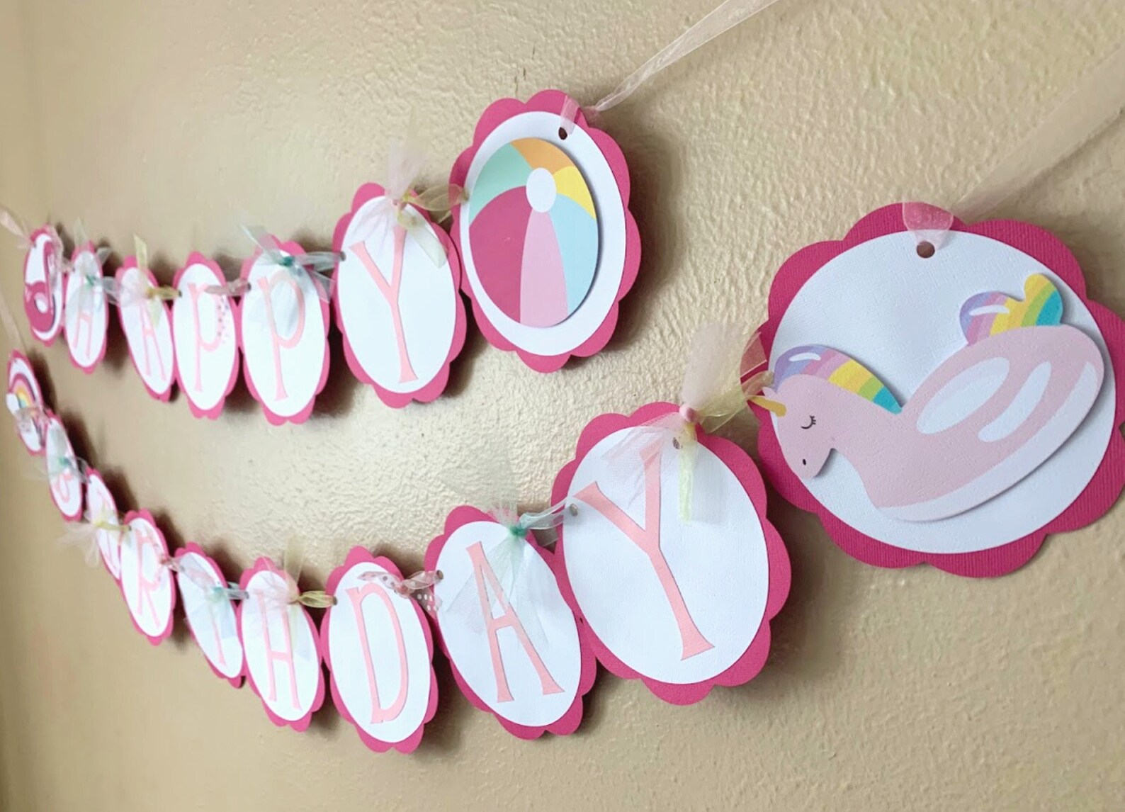 Pool Party Centerpiece Pool Floatie Birthday Decoration - Etsy