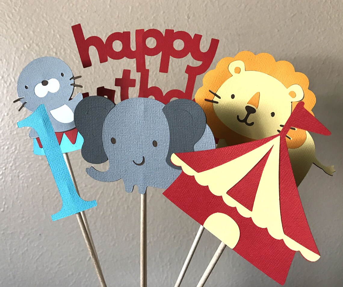 Circus Party Food Tent Cards Carnival Place Cards Circus | Etsy