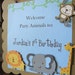 Safari Animal Door Sign, Jungle Birthday Party Welcome Sign, Safari ...