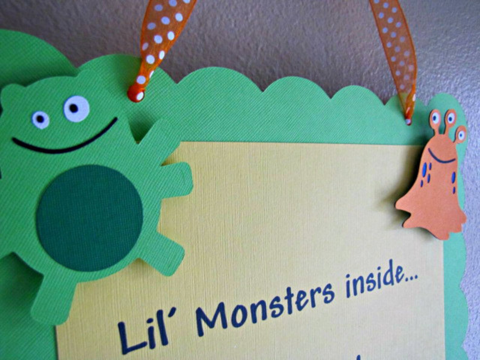 Monster Birthday Party Door Sign | Etsy