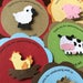 Farm Animal Favor Tags, Barn Birthday Party Goodie Bag Tag, Farm Baby ...
