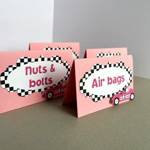 Girl Two Fast Centerpiece, Pink Race Car Party Decoration, Fast One ...