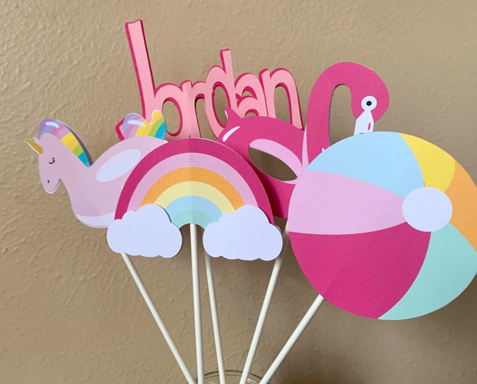 Pool Party Centerpiece Pool Floatie Birthday Decoration - Etsy