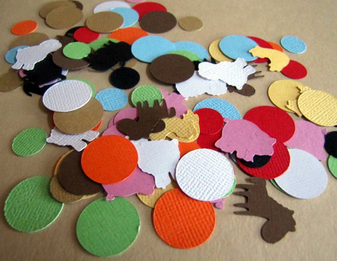 Farm Animal Confetti, Barn Birthday Party Decoration - Etsy